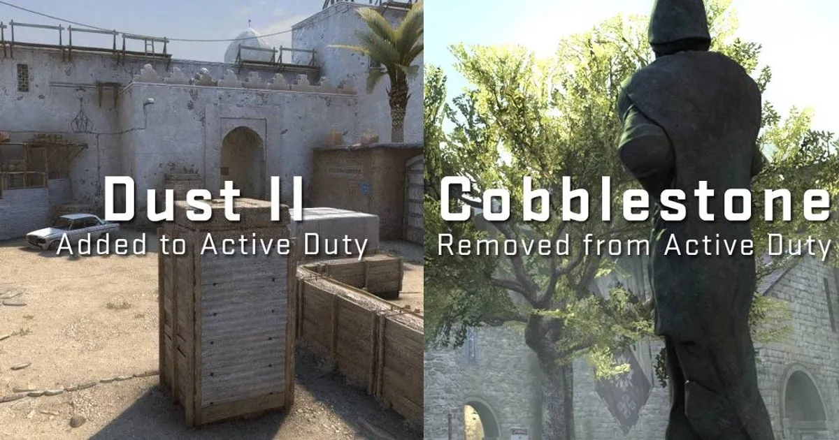 Tego dnia... Cobblestone zostaje usunięty z puli turniejowej CS:GO