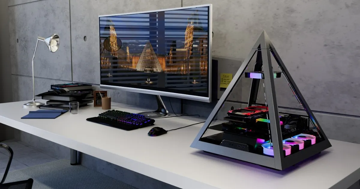 AZZA Pyramid 804 – obudowa o wyjatkowym ksztalcie