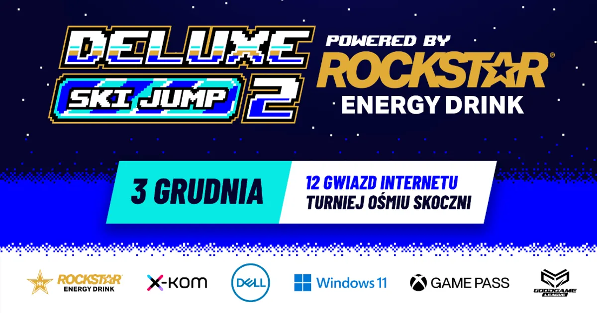 Czas na skoki, czas na Deluxe Ski Jump 2 powered by Rockstar Energy Drink!
